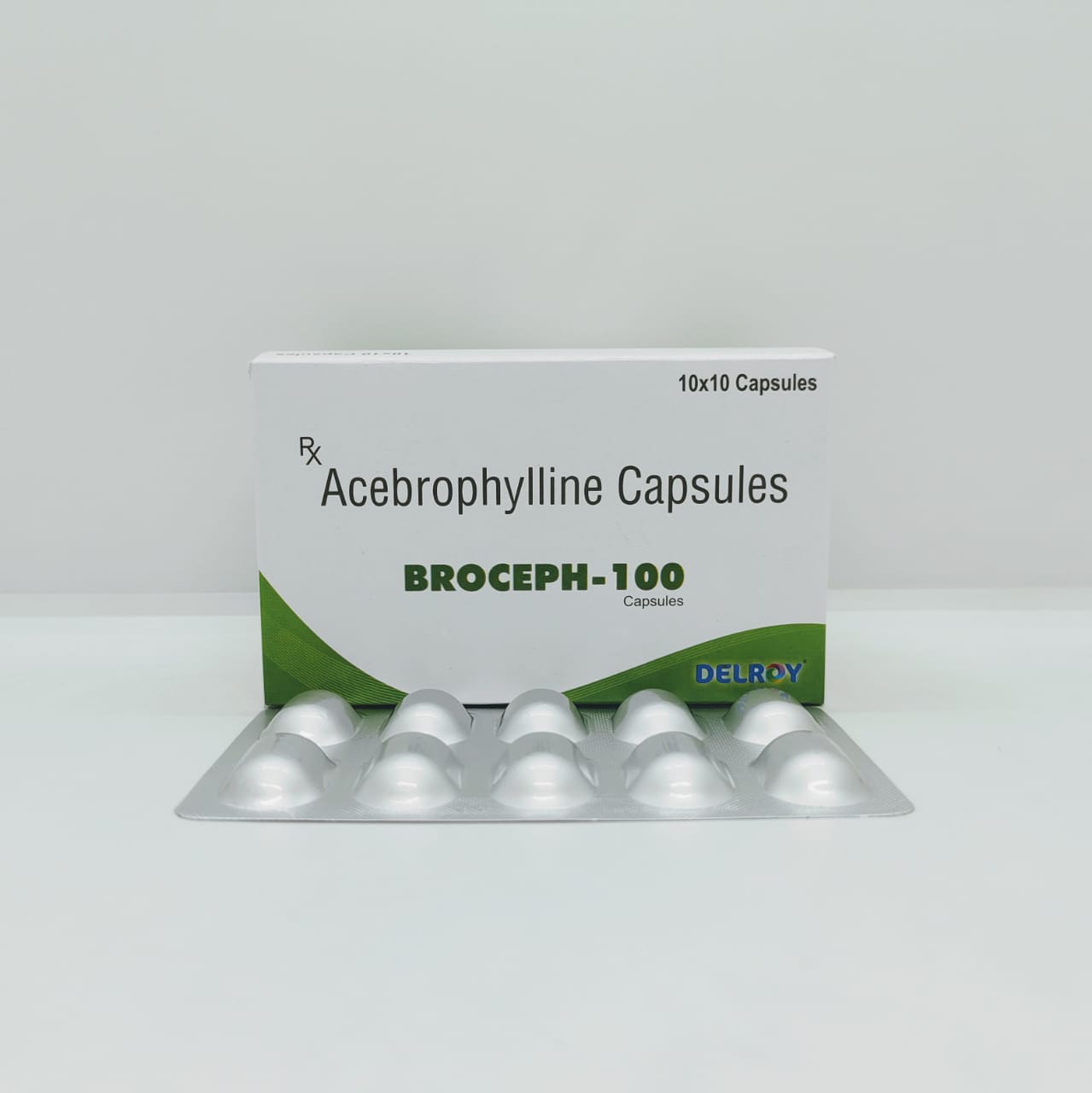 Broceph-100 Capsule | Acebrophyllin 100mg for Respiratory Relief