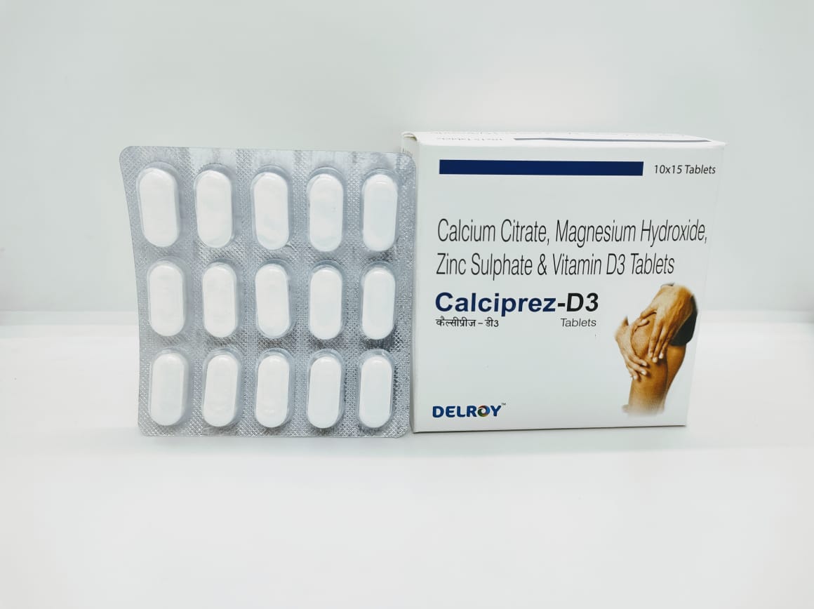 Calciprez-D3 Tablet | Calcium Citrate, D3, Magnesium & Zinc
