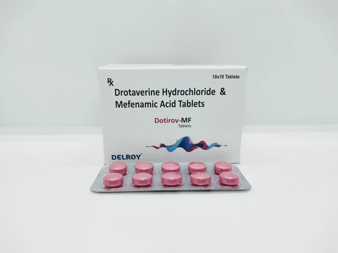 Dotirov-MF Tablet | Drotaverine 80mg & Mefenamic Acid 250mg