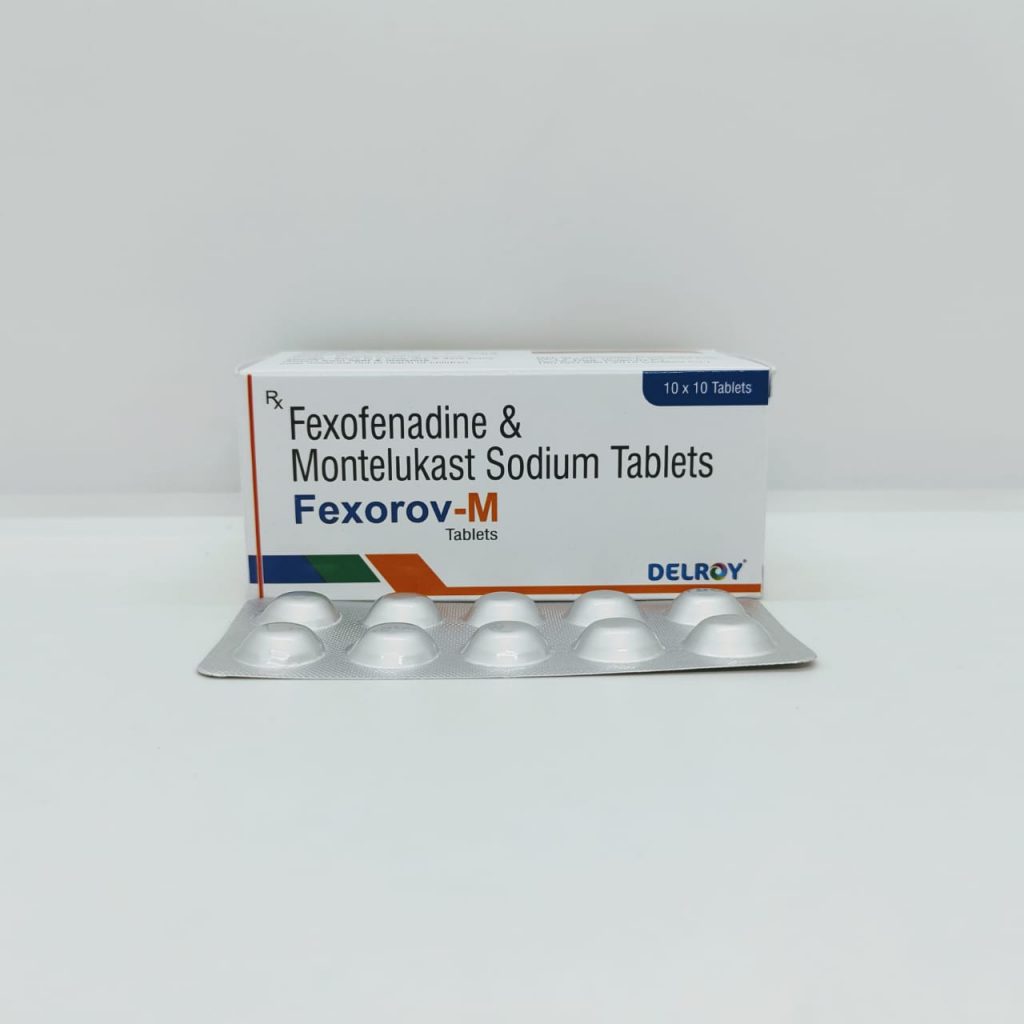 Fexorov-M Tablet | Fexofenadine 120mg & Montelukast 10mg