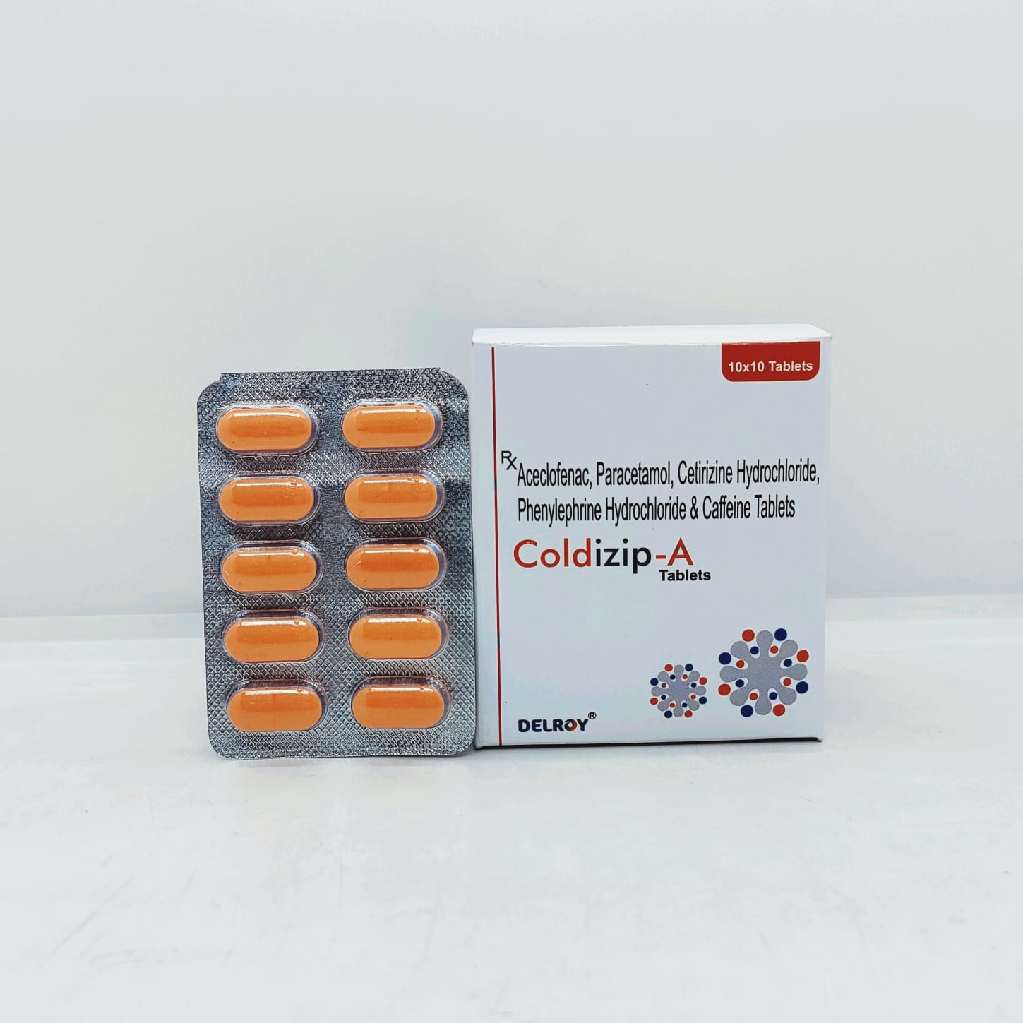 Coldizip-A Tablet | Relief from Cold, Pain & Congestion