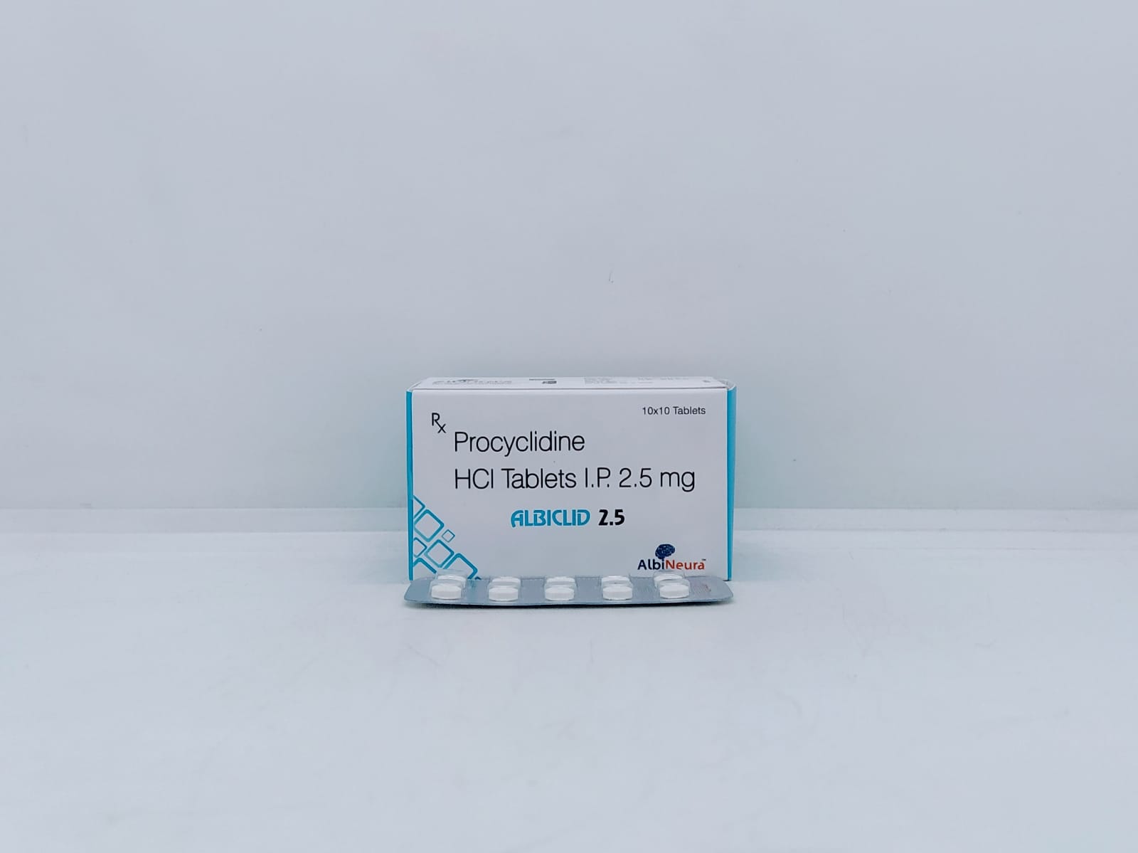 Albiclid-2.5 Tablet | Procyclidine 2.5mg for Parkinsonism