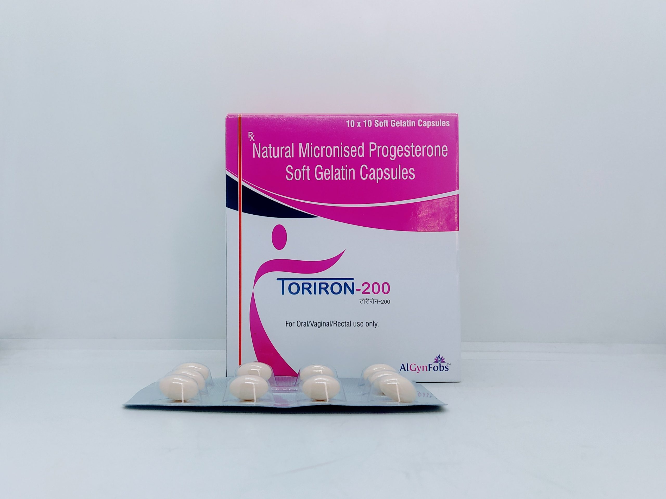 Toriron-200 Softgel Cap. | Natural Micronised Progesterone