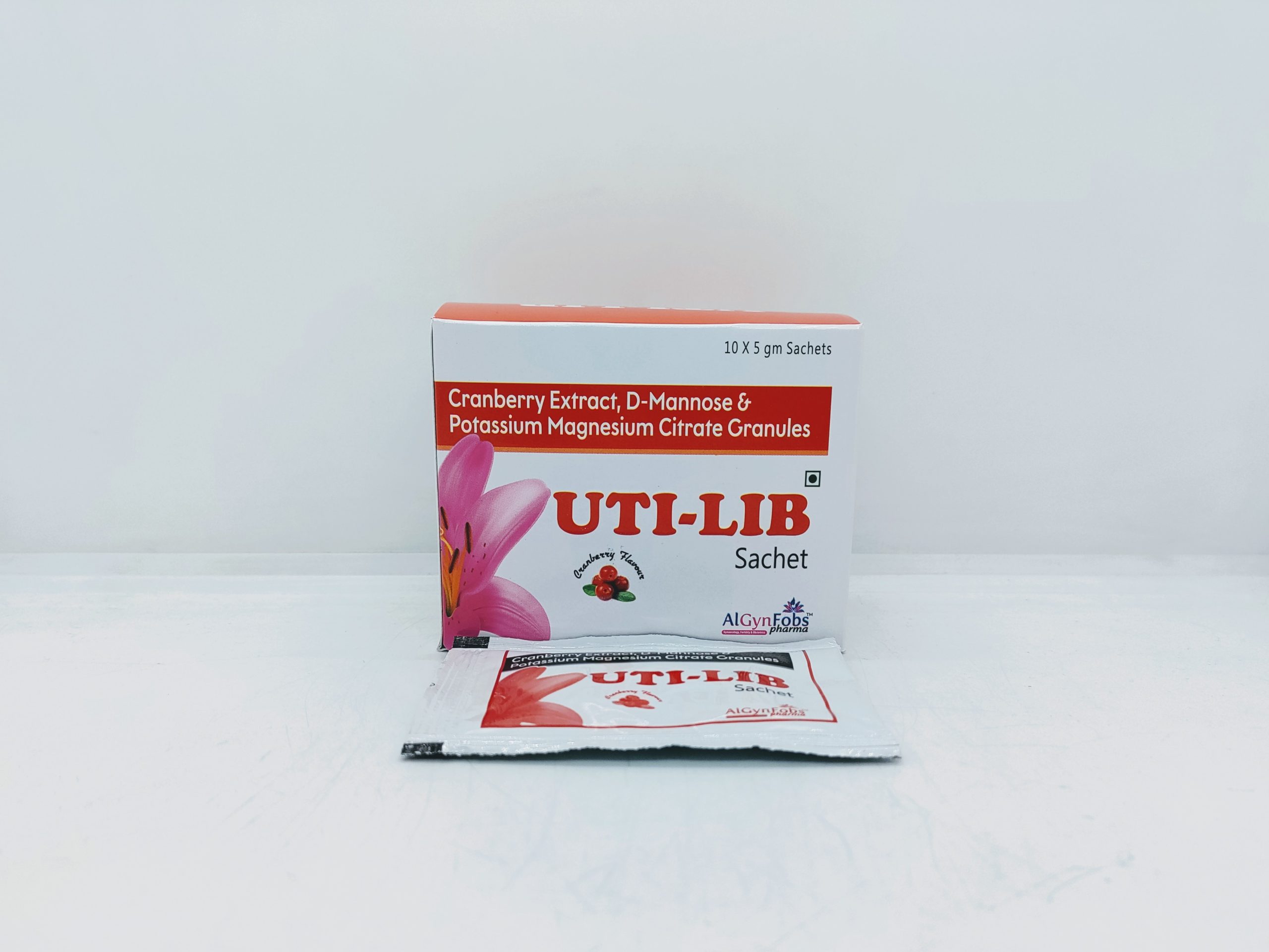 UTI-LIB Sachet | Cranberry + D-Mannose for UTI Relief